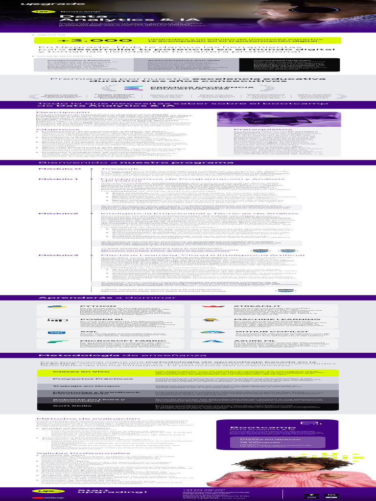Bootcamp de Data Analytics & IA | PDF | Inteligencia artificial ...