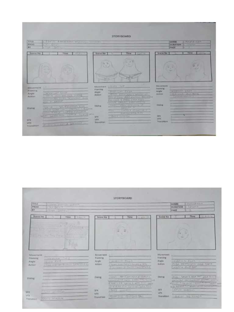 Storyboard Foto Tya 1 | PDF