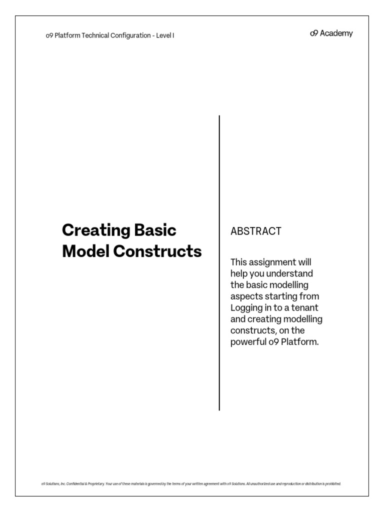 v2 - Enterprise Modelling Tutorials - 1. Creating Basic Model ...