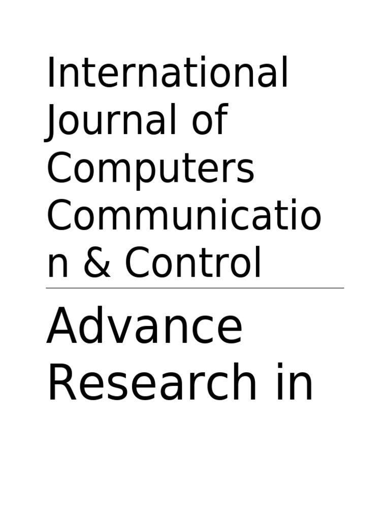International Journal of Computers Communication | PDF