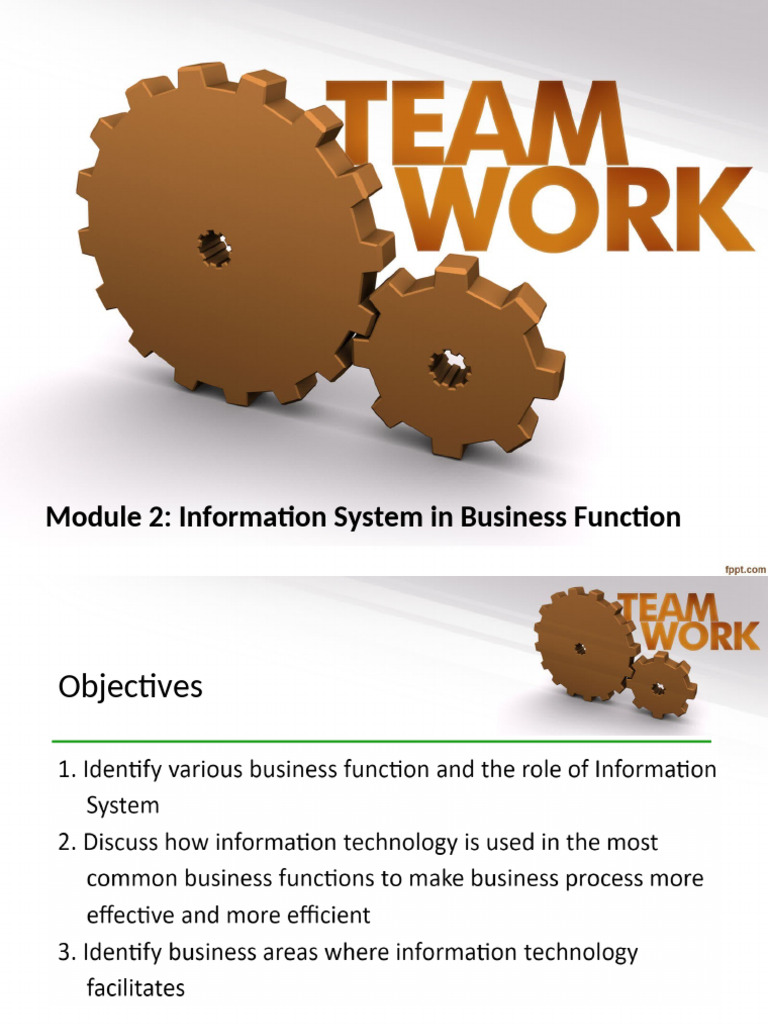 Module 2 Information System in Business Function | PDF