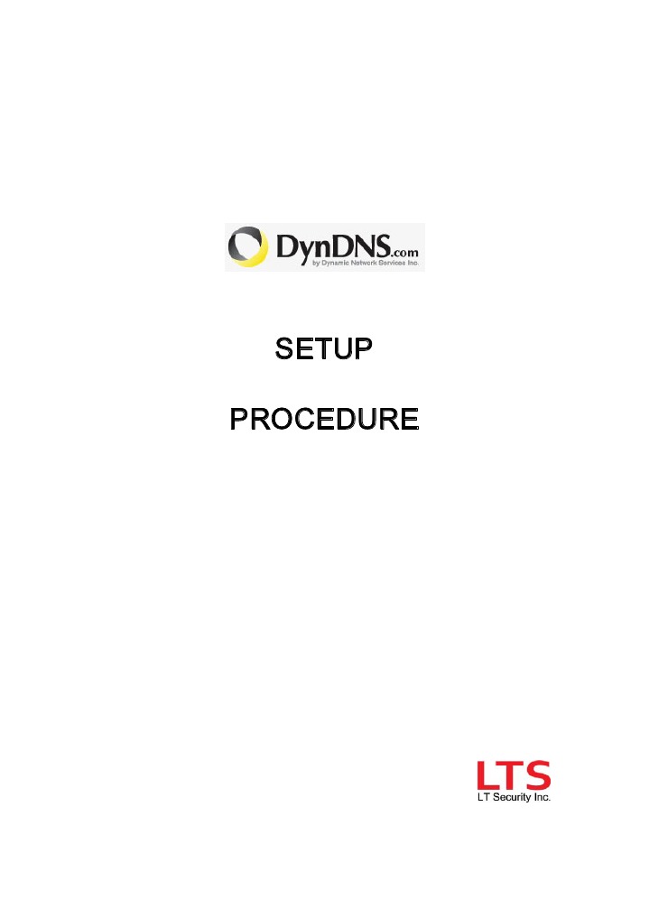 Dyndns Setup | PDF