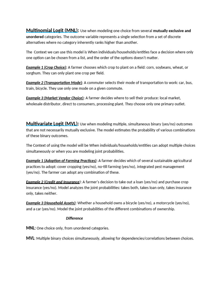 Multinomial Log-WPS Office | PDF