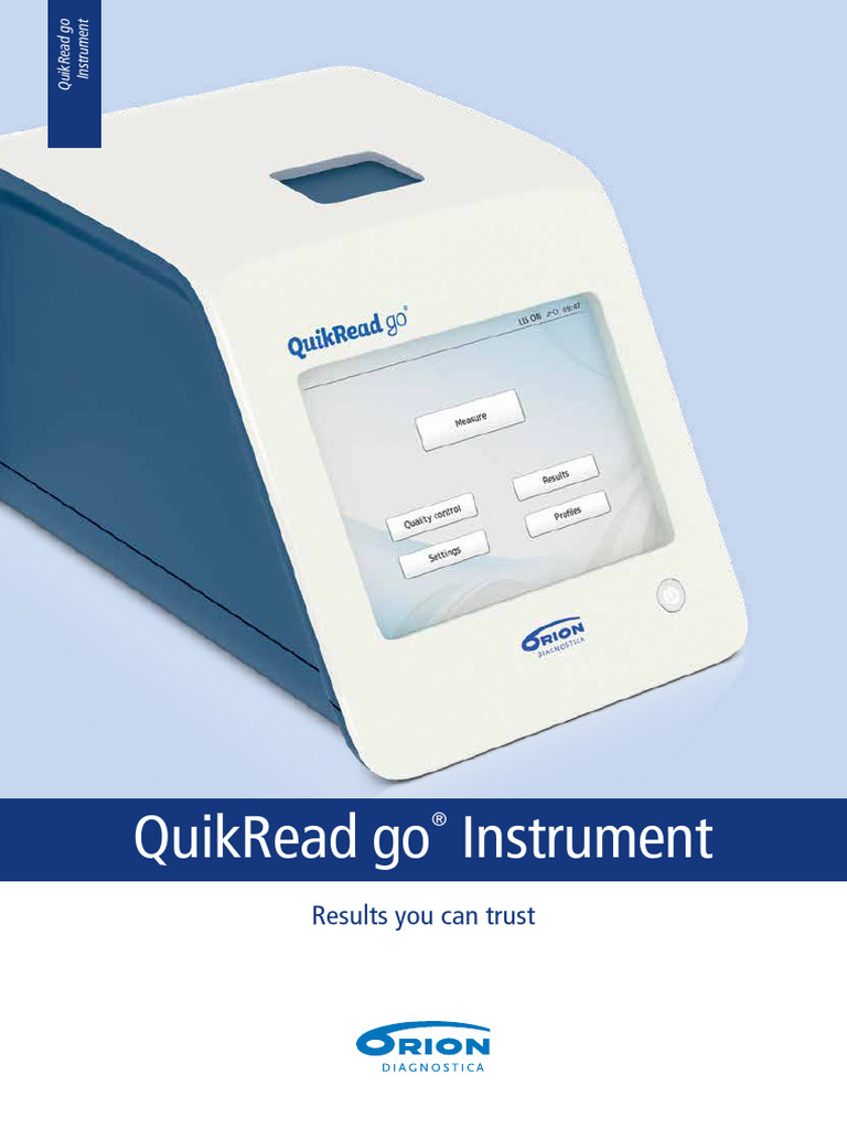 QuikRead go: Reliable Point-of-Care Testing | PDF | Medical Diagnosis ...