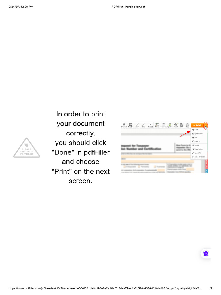 PDFfiller - Harsh Scan | PDF
