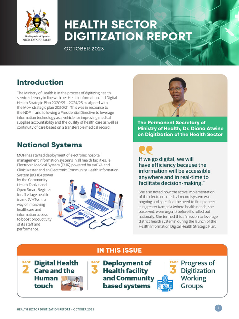 Health Sector Digitization Bulletin | PDF | Electronic Health Record ...