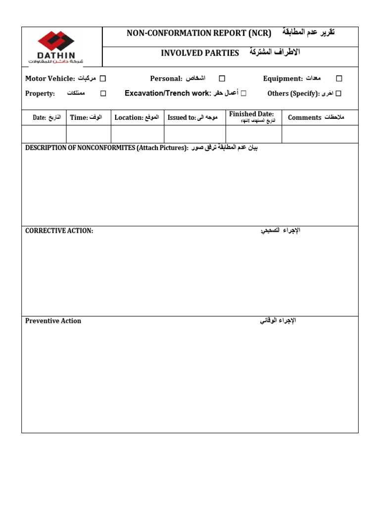 NCR Form | PDF