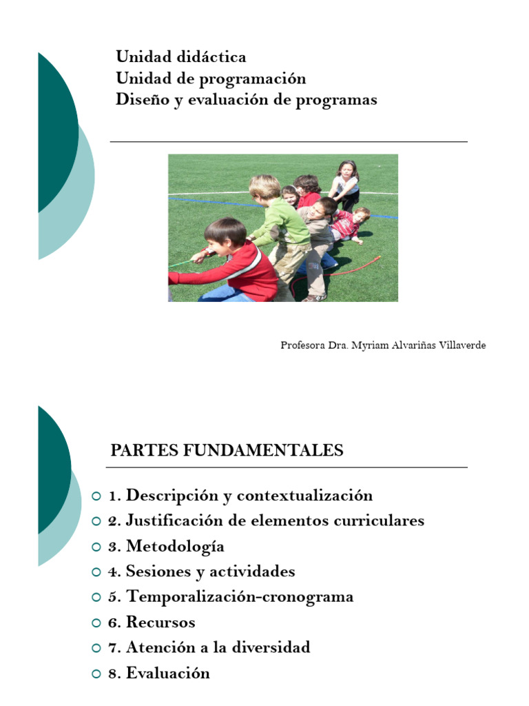 Unidad Didactica 2-Presentaci N 2122 | PDF | Plan de estudios | Aprendizaje