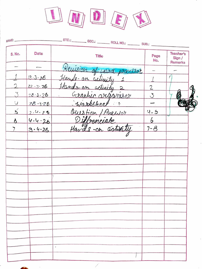 Grade V Notebook | PDF