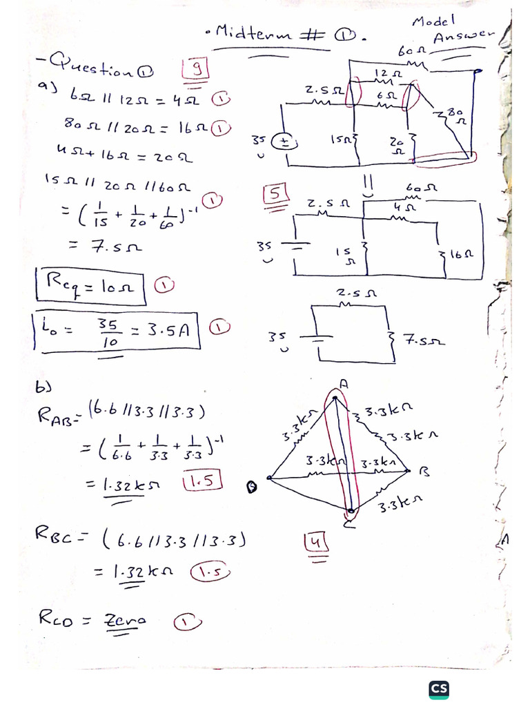 Midterm Model Answer | PDF