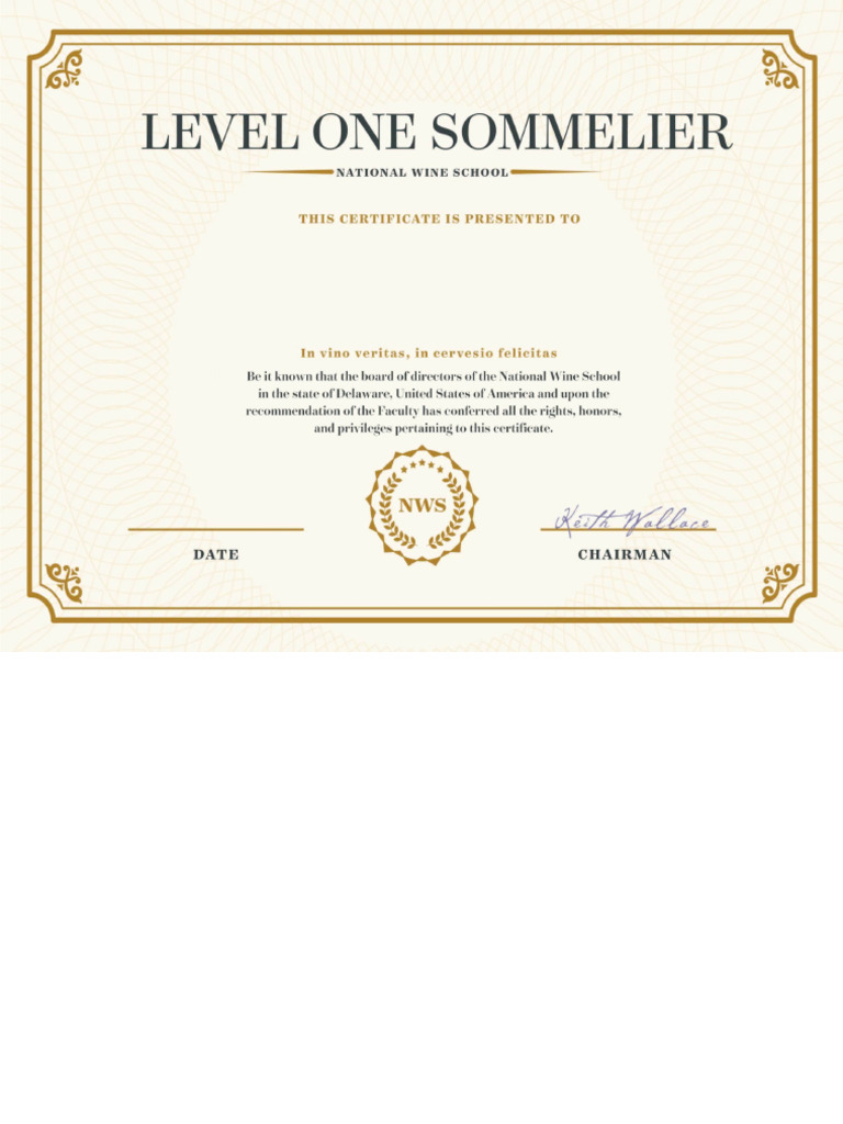 Joseph Jawdat Level One Sommelier Level One Sommelier National Wine ...