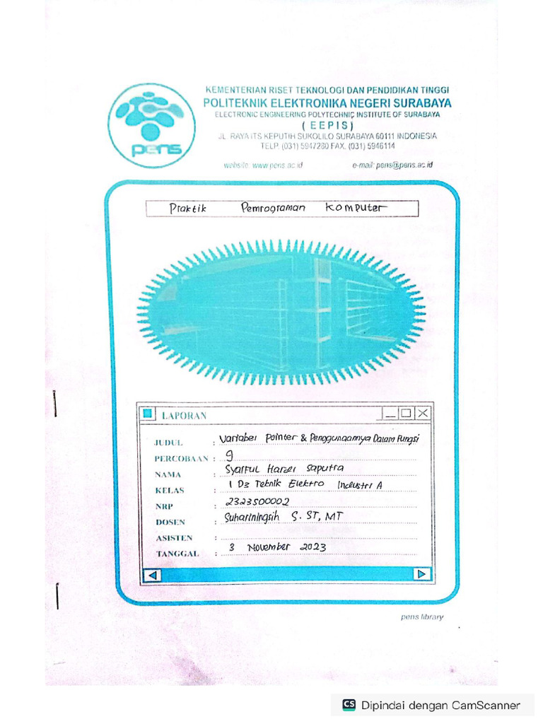 Variabel Pointer, Penggunaannya Fungsi | PDF