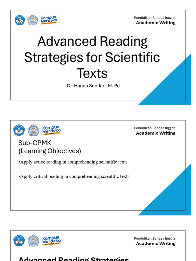 Meeting 3.active, Critical Reading Strategies | PDF | Reading ...
