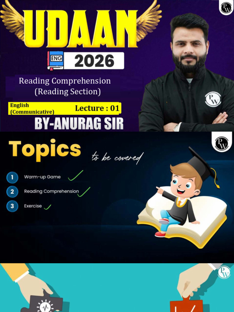 Reading Section - 01 Class Notes | PDF