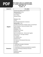 FA Subjects Overview for 1st Year Students | PDF | Learning | Academia