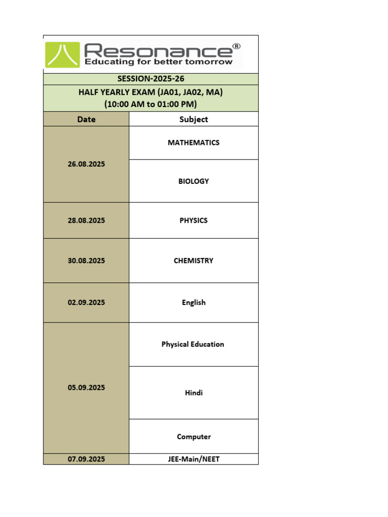Class-11 - Hafl Yearly Exam | PDF
