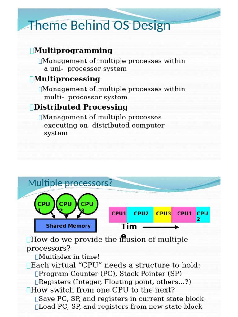 Understanding OS Process Management | PDF | Process (Computing) | Central Processing Unit