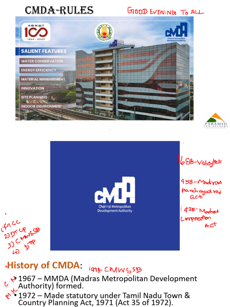 CMDA Development Regulations Overview | PDF