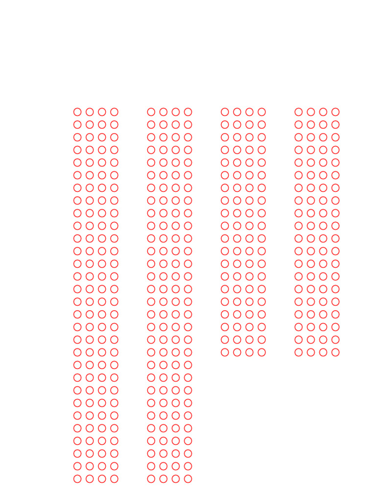 OMR Sheet Red Numbers Closer | PDF