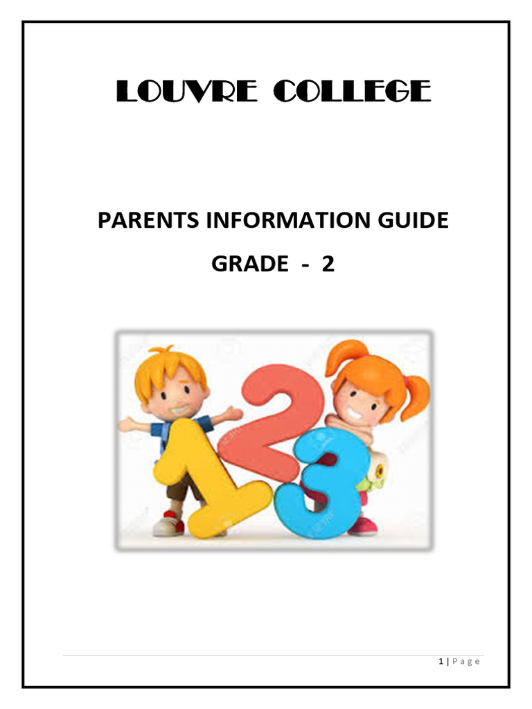 Grade 2 Parents' Info Guide | PDF