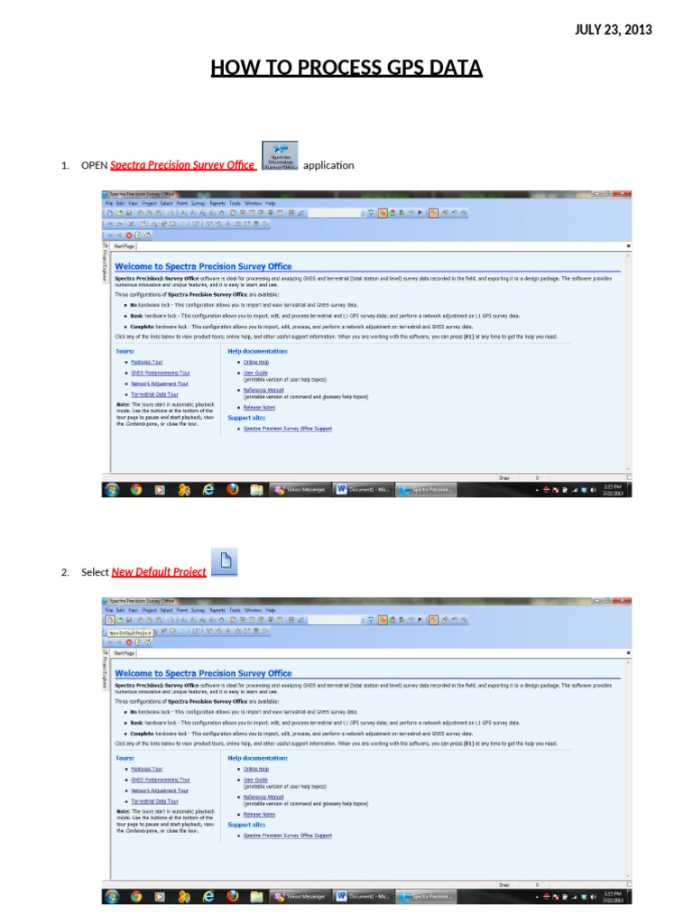 StaticProcess - Procedure Spectra | PDF