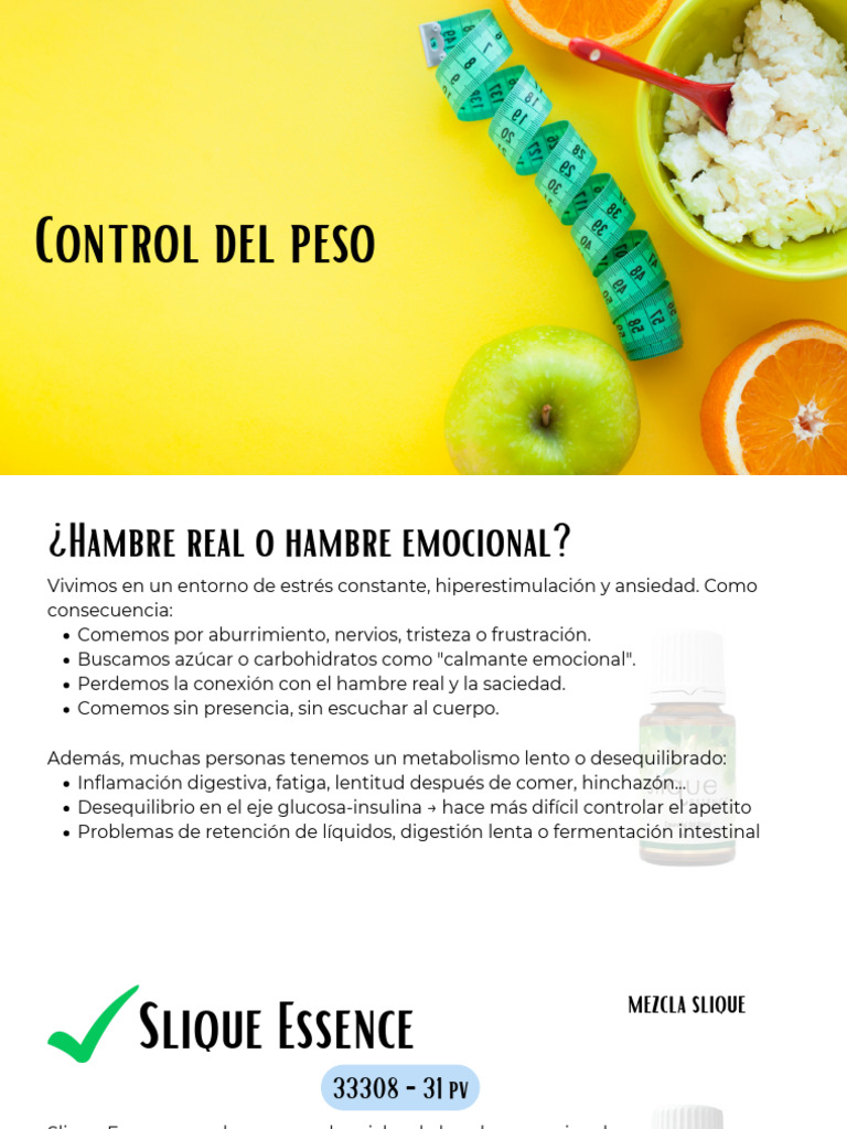 Control del peso y autocuidado consciente | PDF | Nutrición | Dieta y ...
