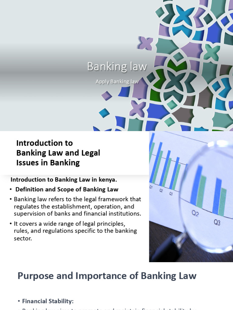 Introduction to Banking Law in Kenya | PDF | Banks | Risk