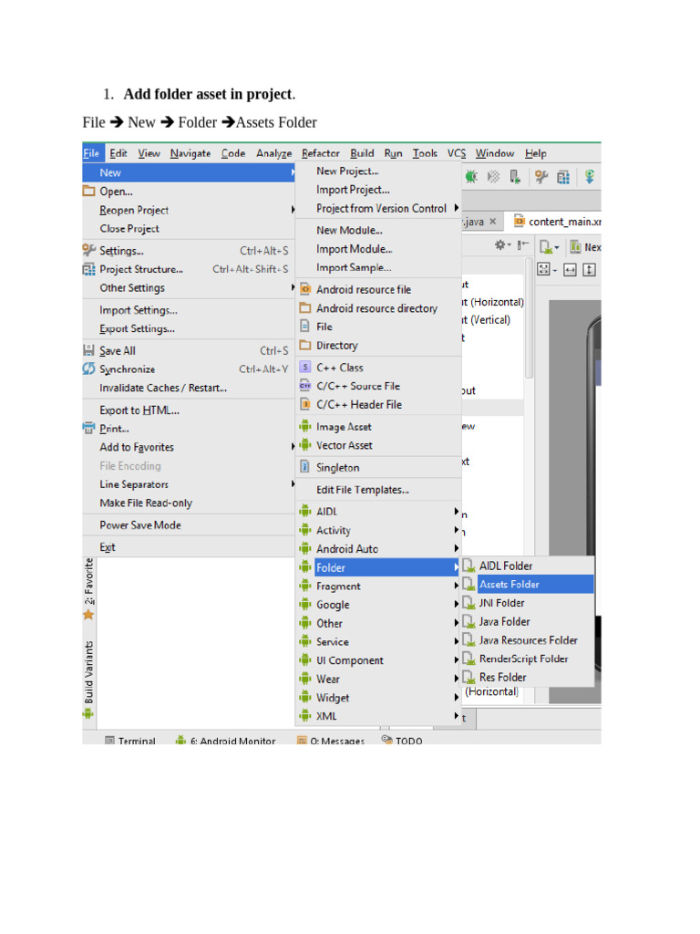 W01 04 Add Folder Asset | PDF