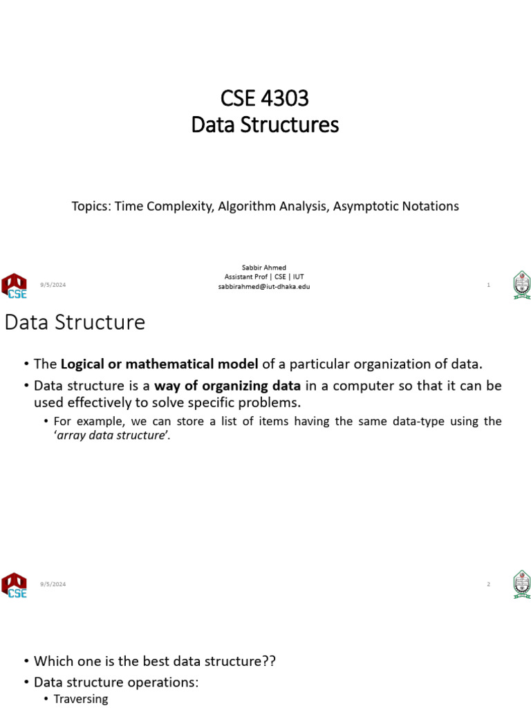 L1 Time Complexity Analysis | PDF | Time Complexity | Computer Programming