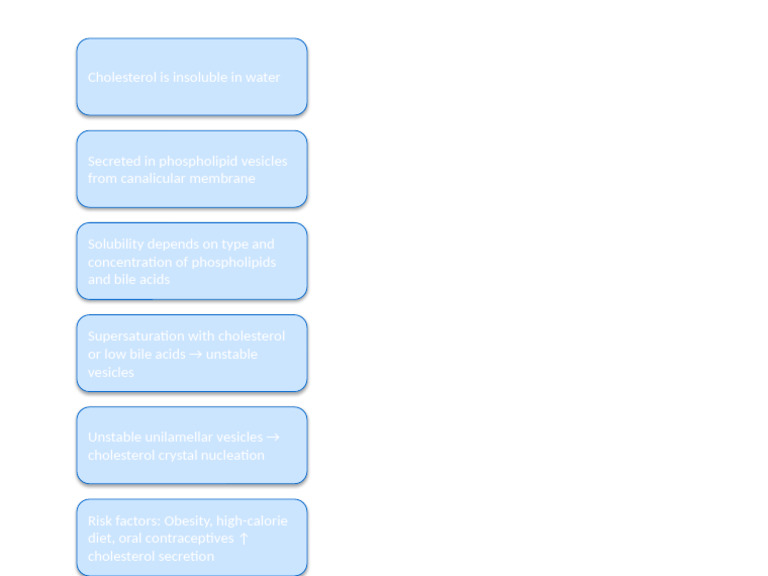 Cholesterol Gallstone Flowchart | PDF