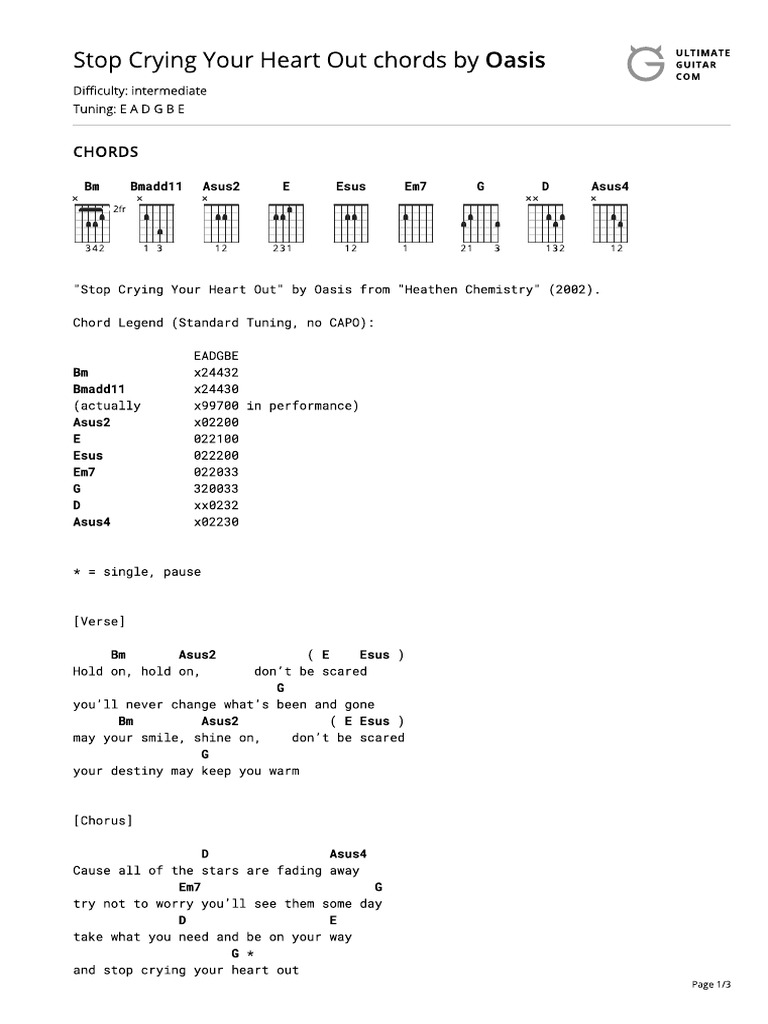Stop Crying | PDF