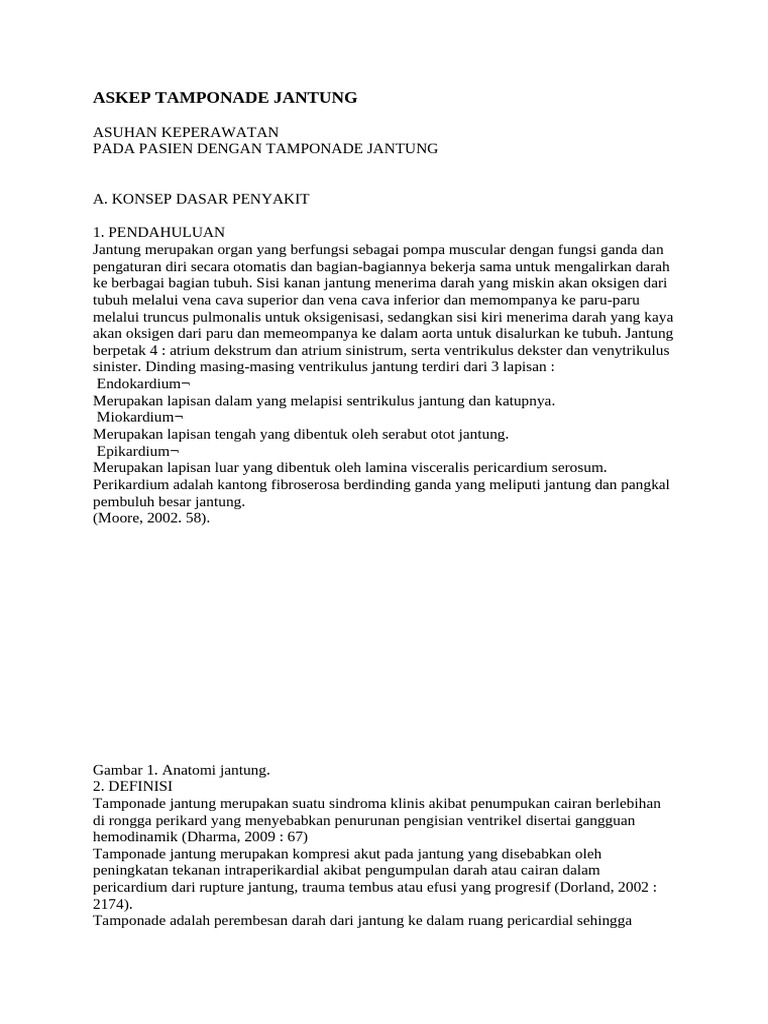 ASKEP TAMPONADE JANTUNG | PDF