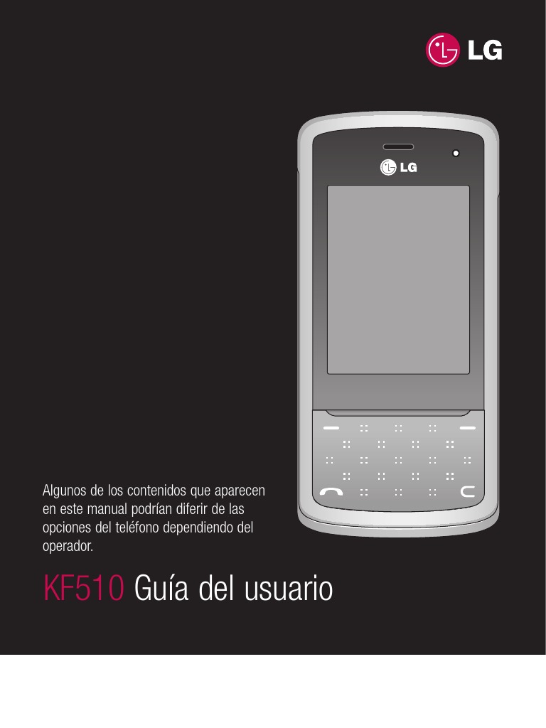 Manual Kf510 Esp | PDF | Servicio de Mensajes Multimedia | Correo electrónico