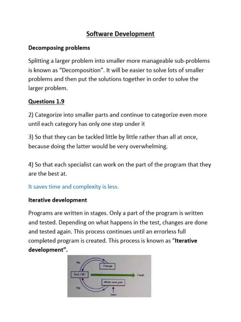 Cambridge Grade 8 Note (Unit1.7) | PDF | Software Development | Computer Engineering