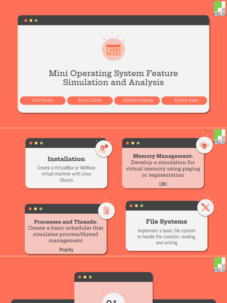 Operating Systems Presentation Template | PDF | Software Engineering | Computing