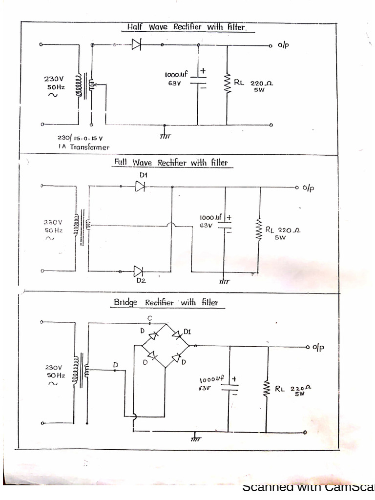 Circuit Diagram Exp 2 | PDF