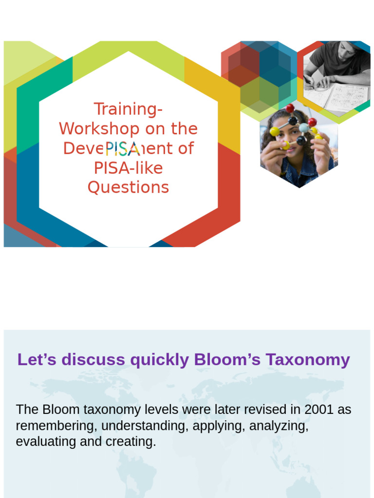 PISA-like Question Development Workshop | PDF | Menstrual Cycle ...