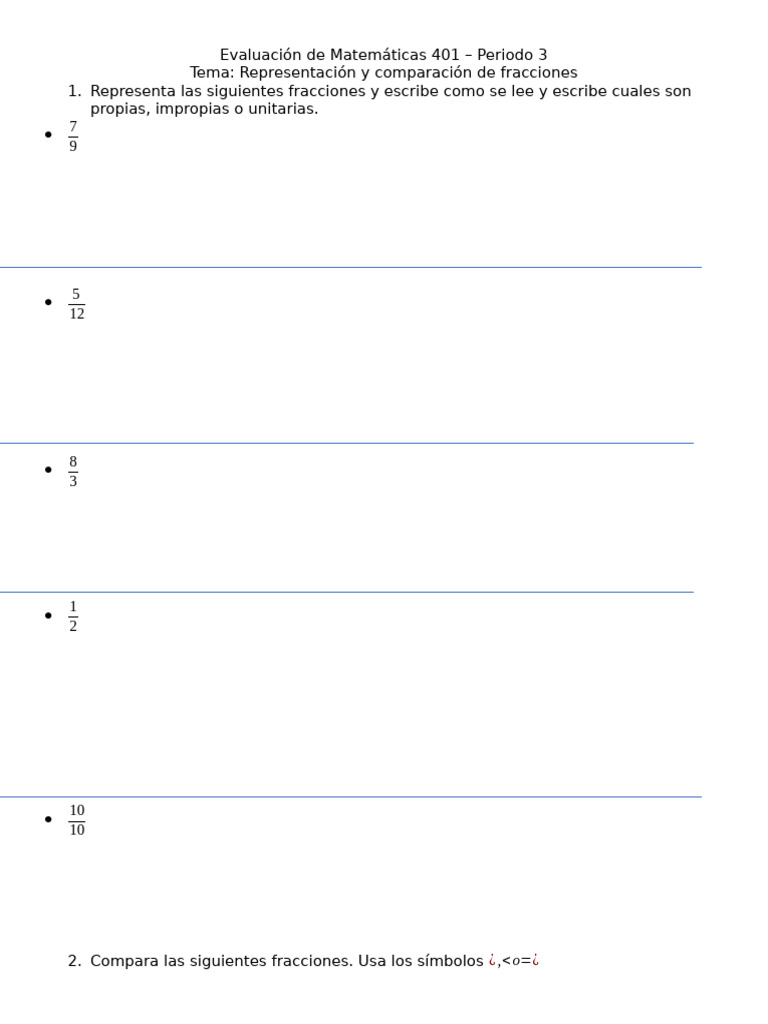 Evaluación P3 Math 401 | PDF