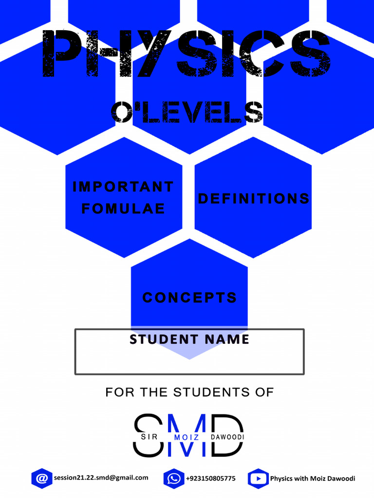 O'Levels Physics Formulae Guide | PDF