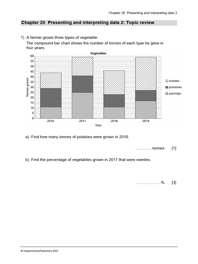 Chapter 20 (Presenting and Intepreting Data 2) - NEXTGEN | PDF