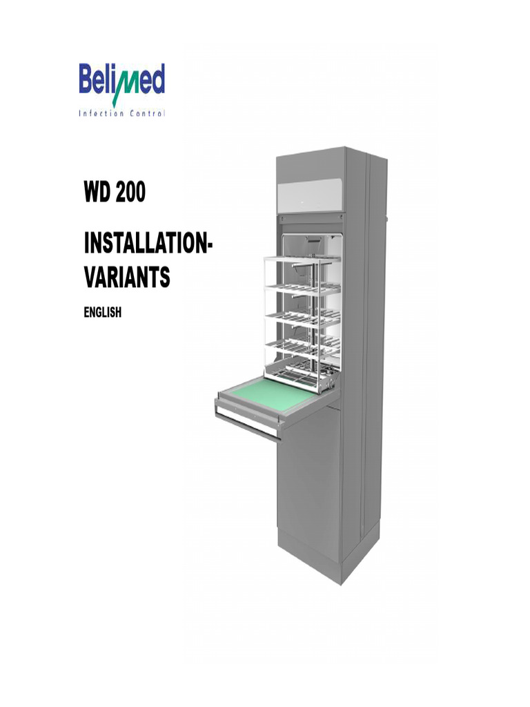 Installation Drawing Variants WD200 en | PDF