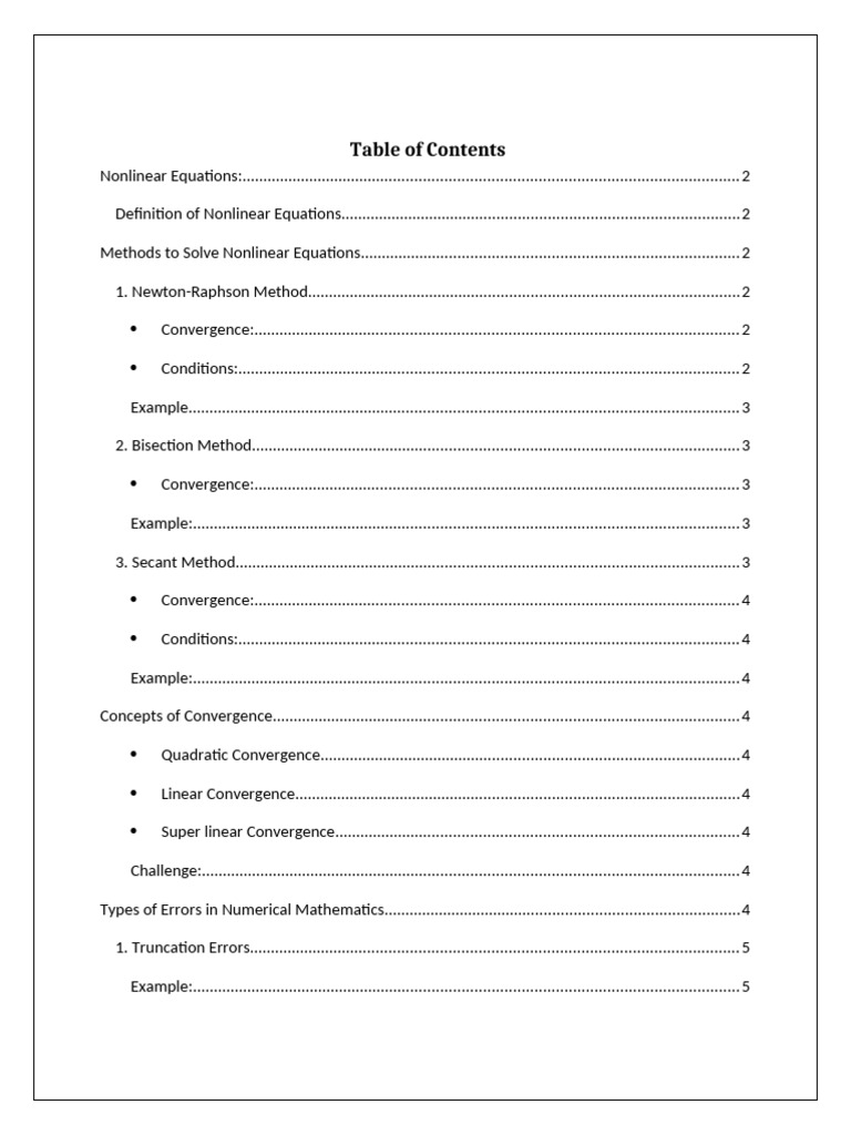 Numerical Analysis (Assignment No 1) | PDF | Numerical Analysis | Equations
