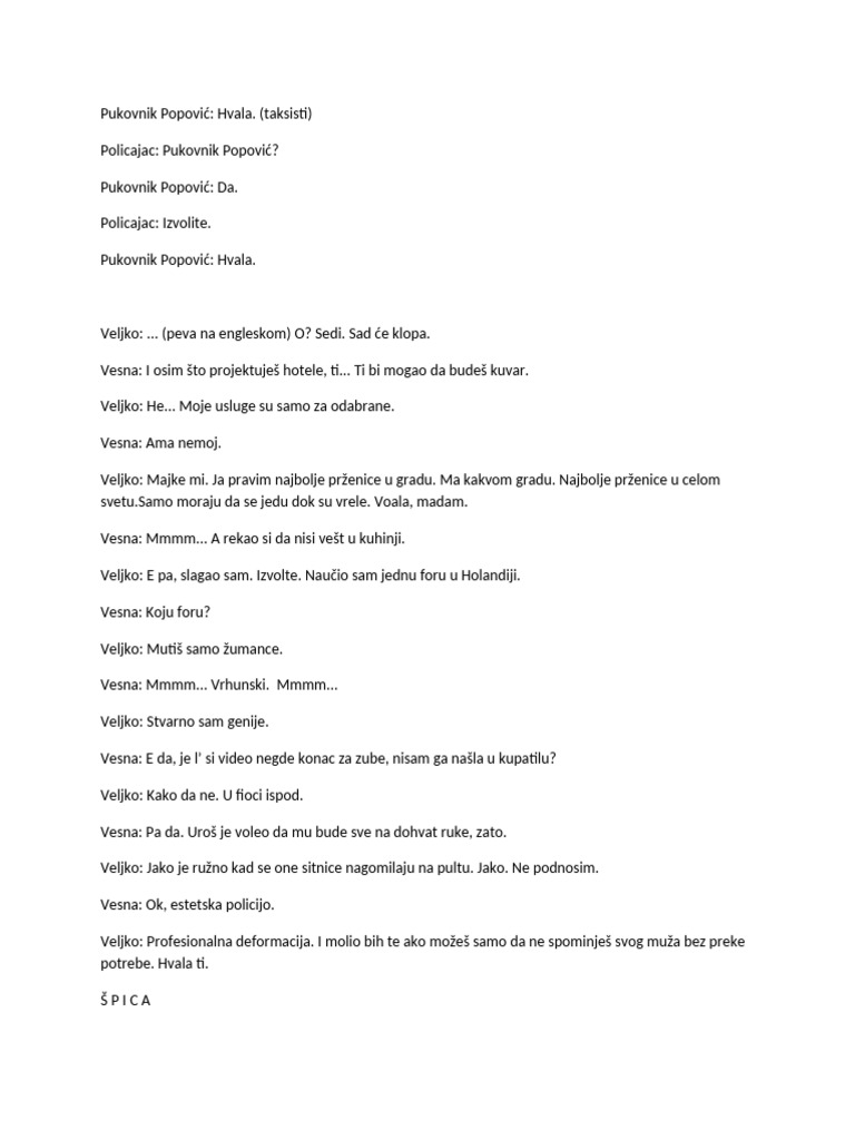 Azbuka2 - EP06 I EP07 - Za SFF - POST Dijalog Lista | PDF