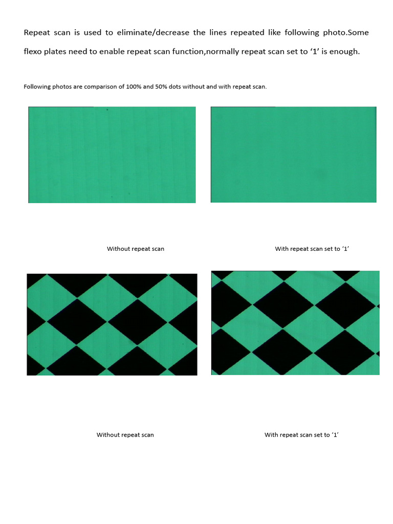 Benefits of Repeat Scan in Flexo Printing | PDF