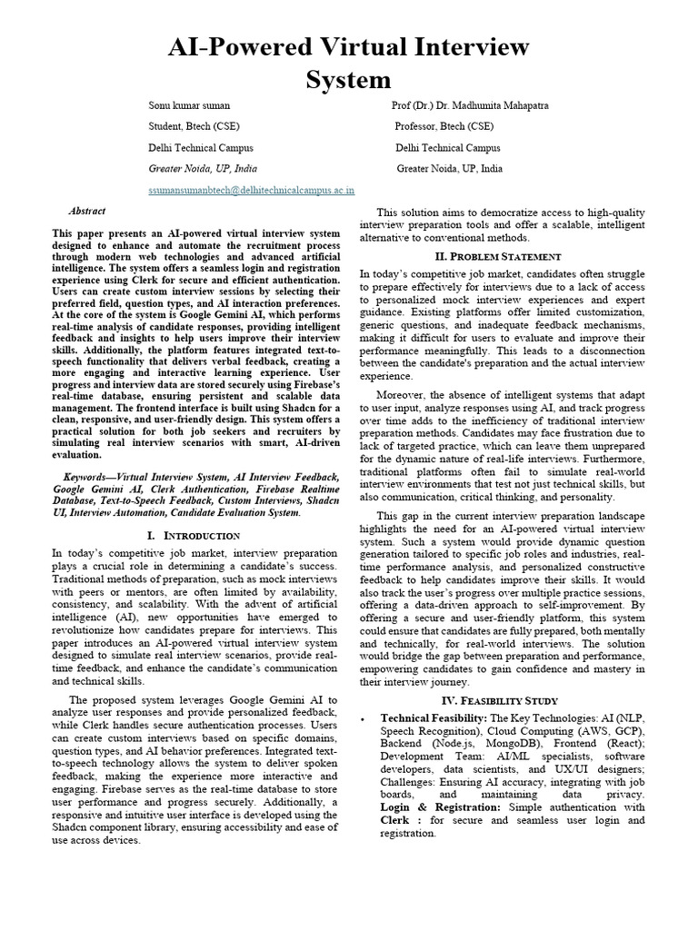 New Research - Paper - Sonu Kumar Suman | PDF | Intelligence (AI) & Semantics | Artificial ...