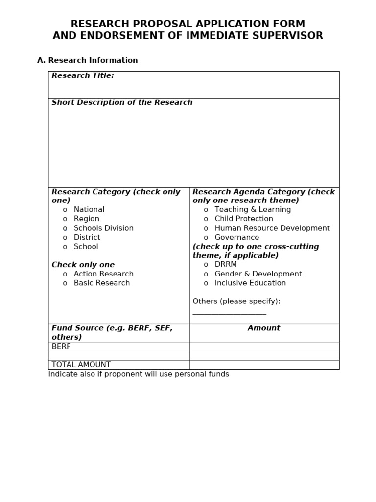Berf Nonberf 2025 Navarro Basic Research Proposal Reference | PDF