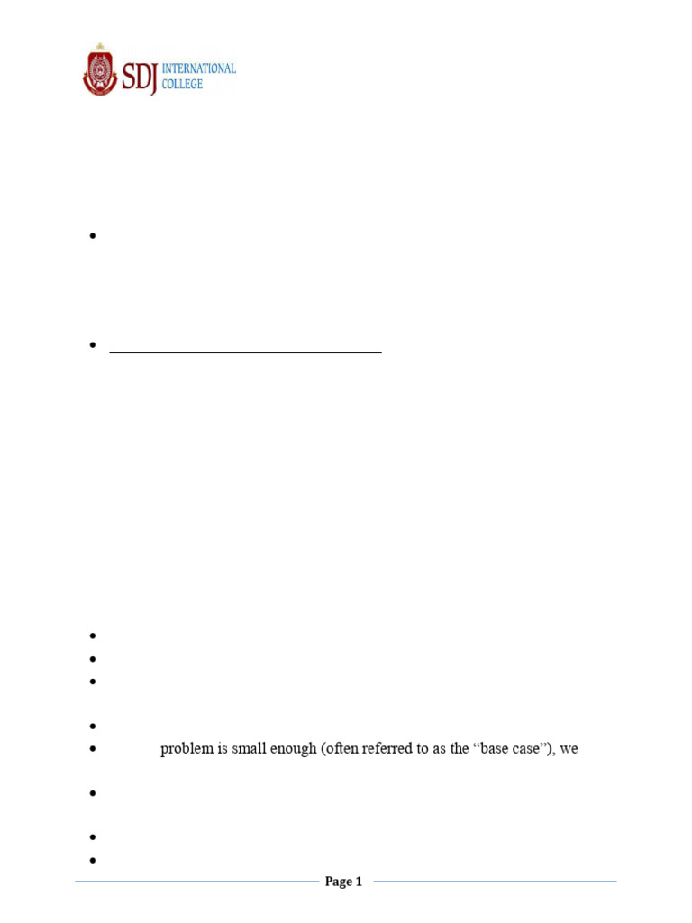 Understanding Divide and Conquer Algorithm | PDF | Computer Science ...