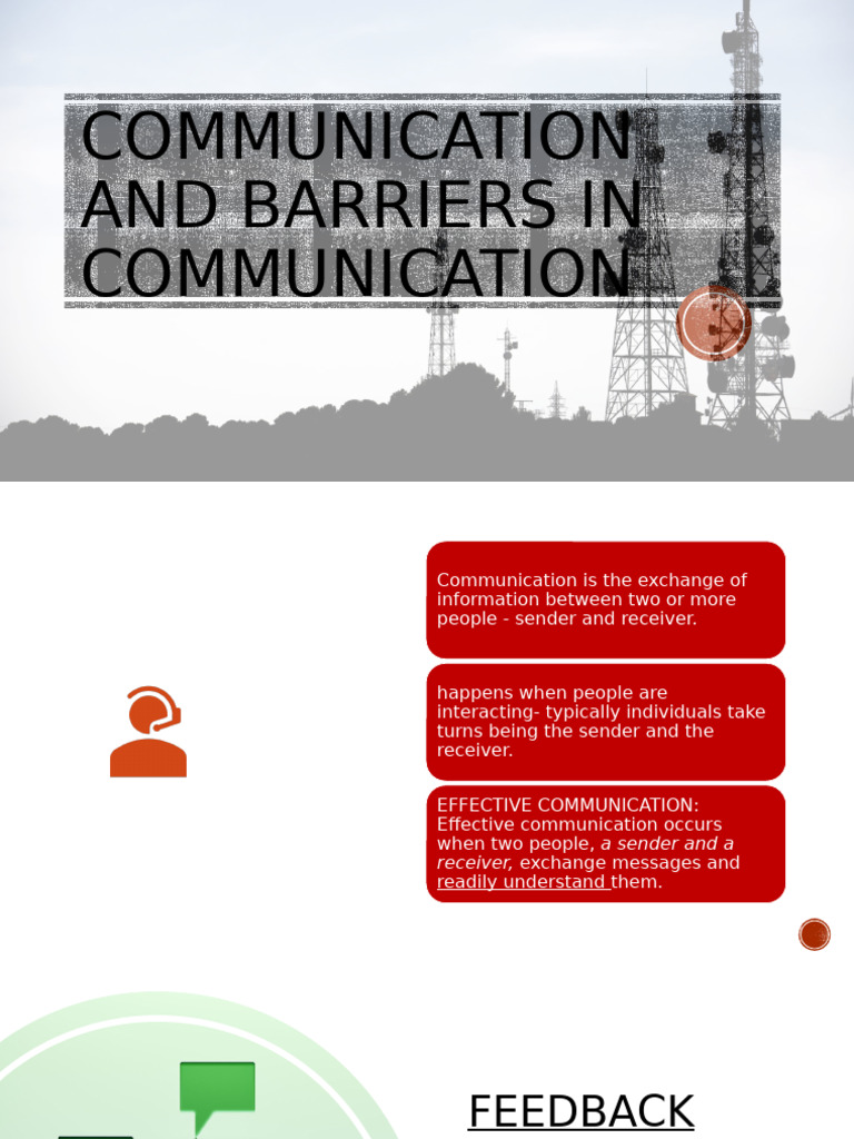Communication Barriers and Models Explained | PDF | Communication ...
