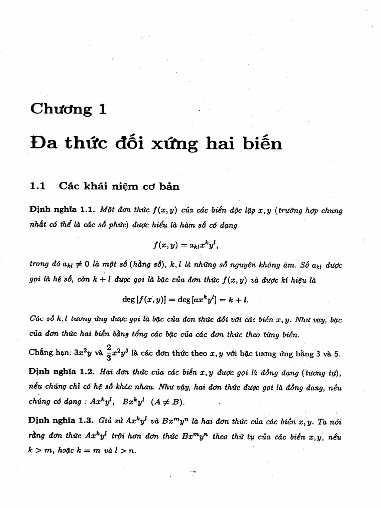 Da Thuc Doi Xung Hai Bien | PDF
