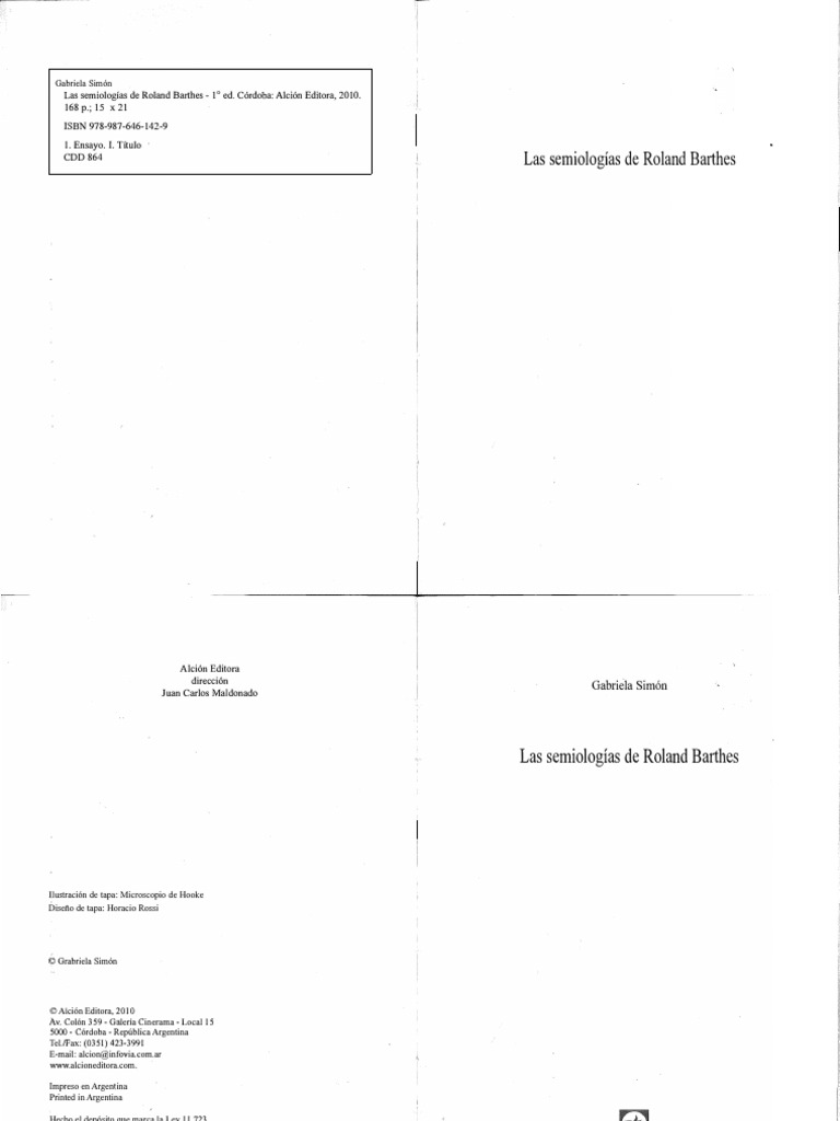 Semiología de Barthes: Teoría del Texto | PDF | Intertextualidad | Orfeo